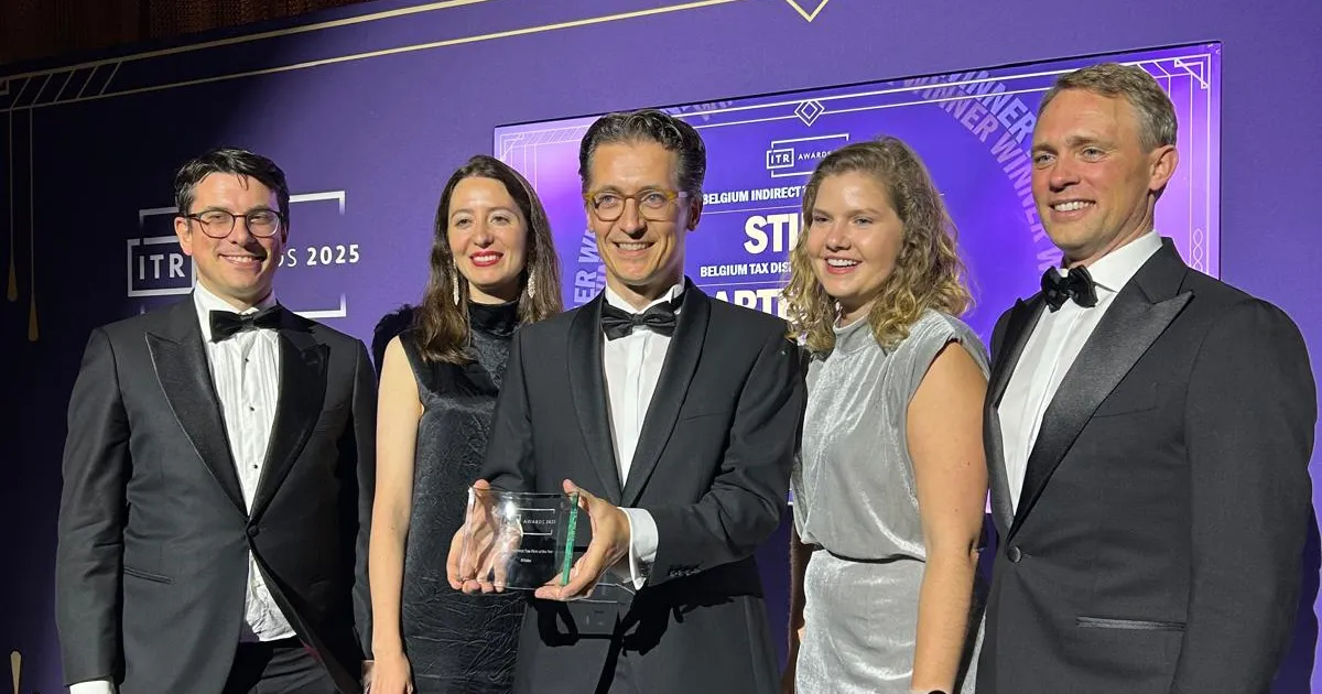 Stibbe named Belgium Indirect Tax Firm of the Year at the 2025 ITR EMEA ...